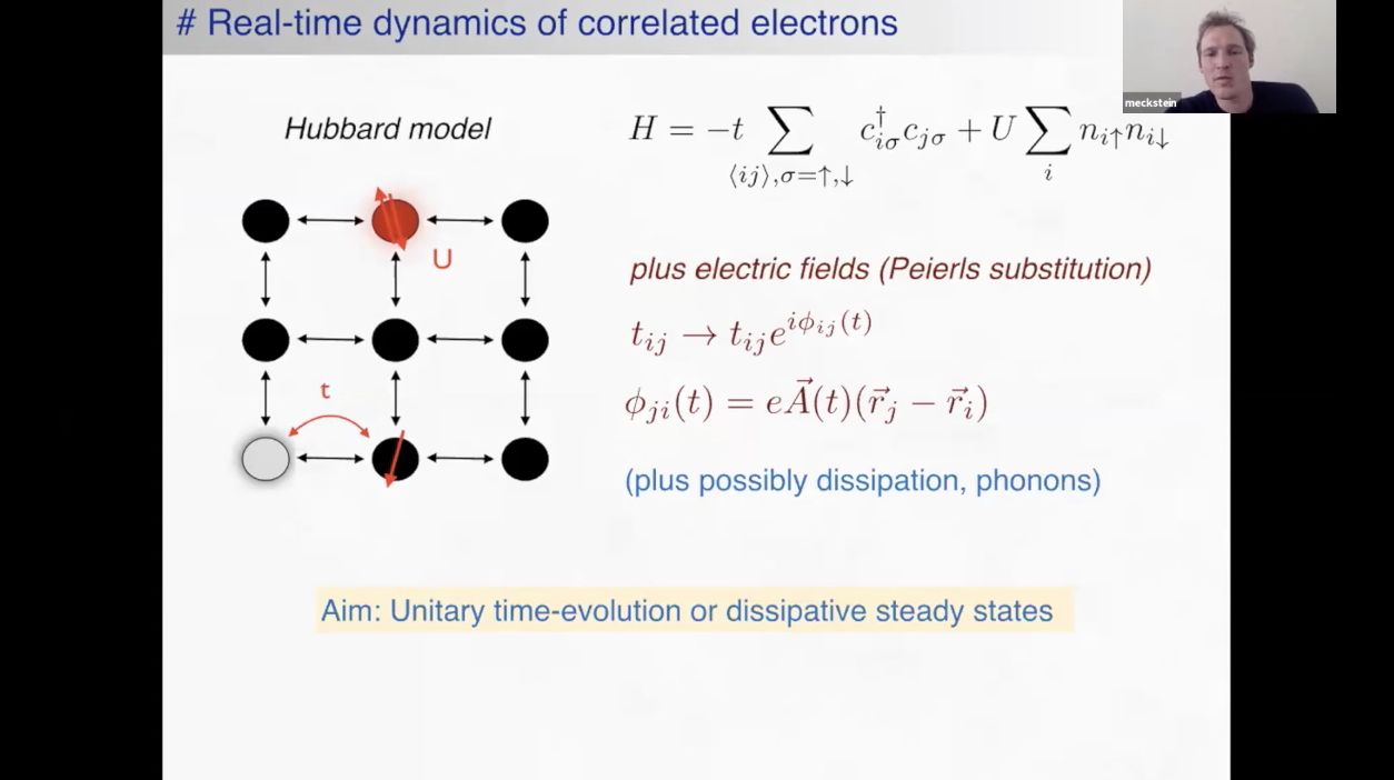Martin Eckstein: Correlated Electrons Out of Equilibrium: Short-Time ...