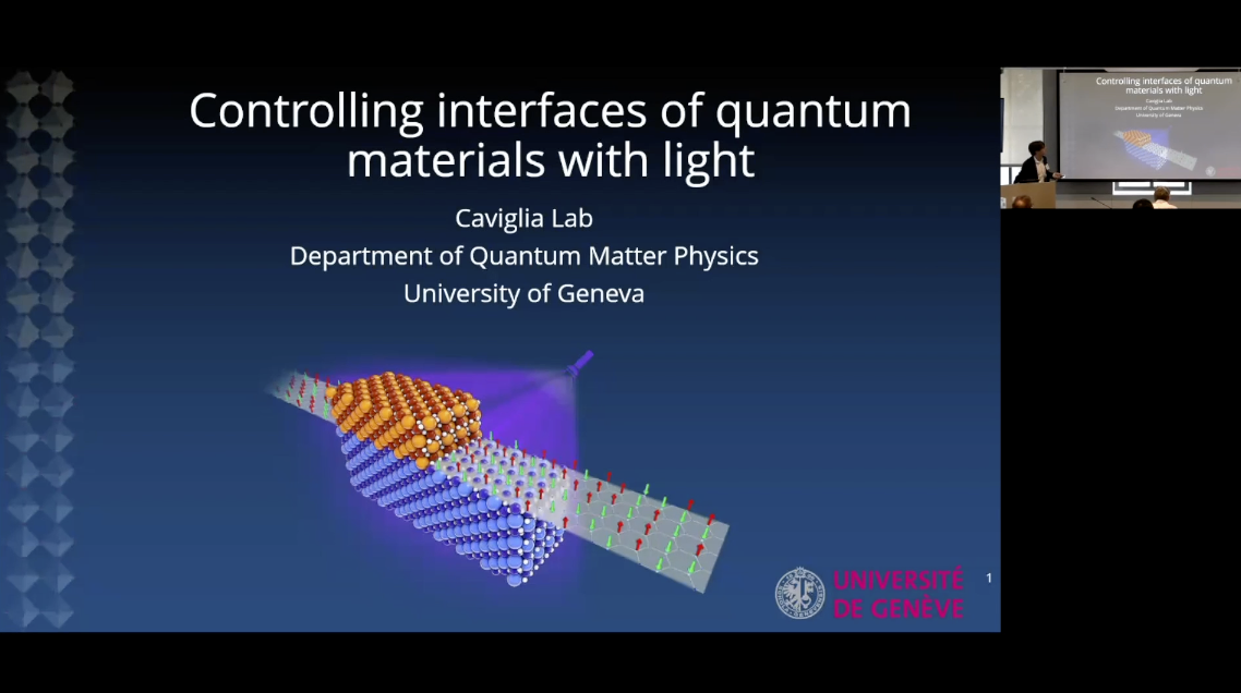 Andrea Caviglia: Controlling Interfaces of Quantum Materials with Light