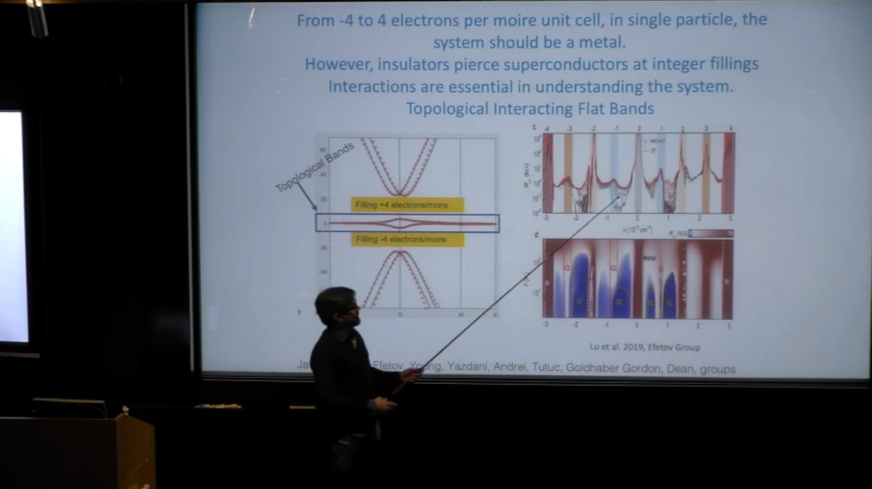 Andrei Bernevig: Interactions in Flat Bands with and without Touching ...