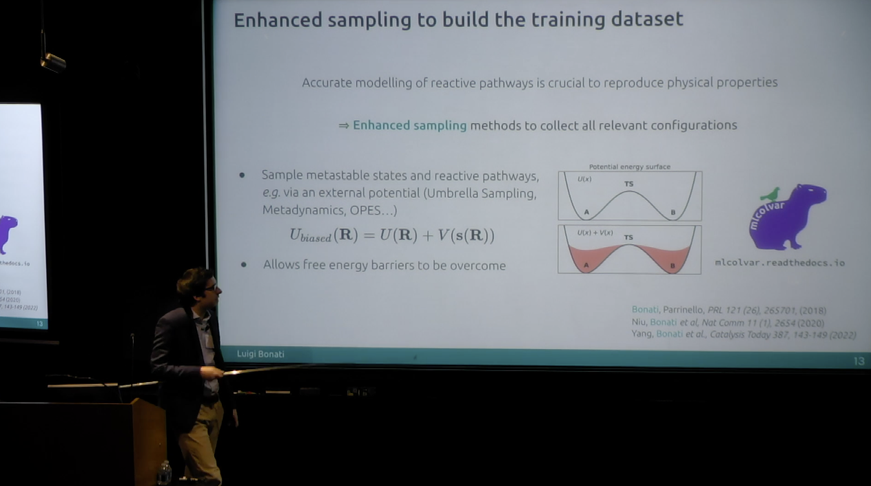 Luigi Bonati: Combining machine learning and enhanced sampling methods ...
