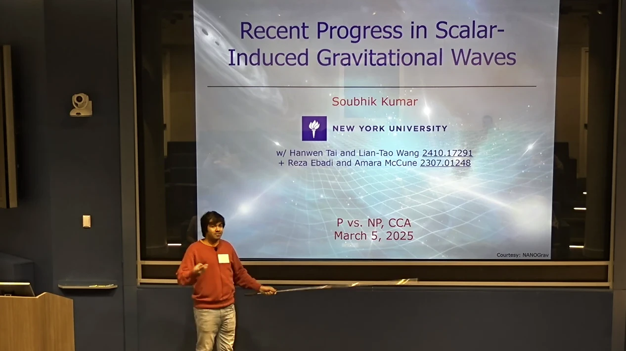 Soubhik Kumar:Recent Progress in Scalar-Induced Gravitational Waves